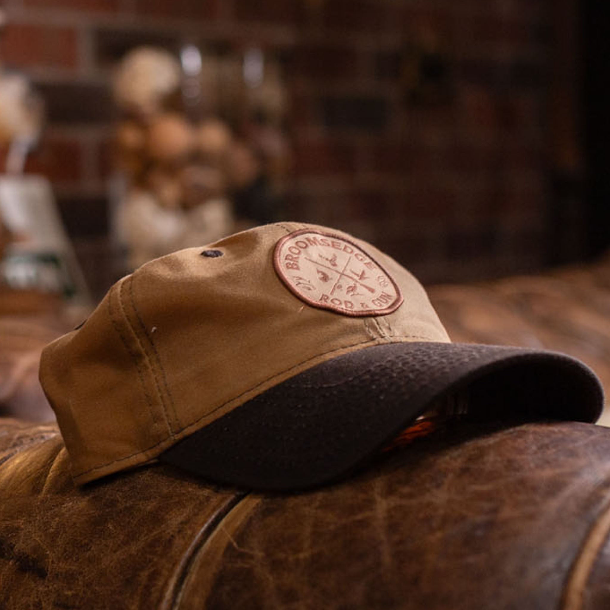 Relaxed BRG Circle Logo Patch Cap – Broomsedge Pro Shop